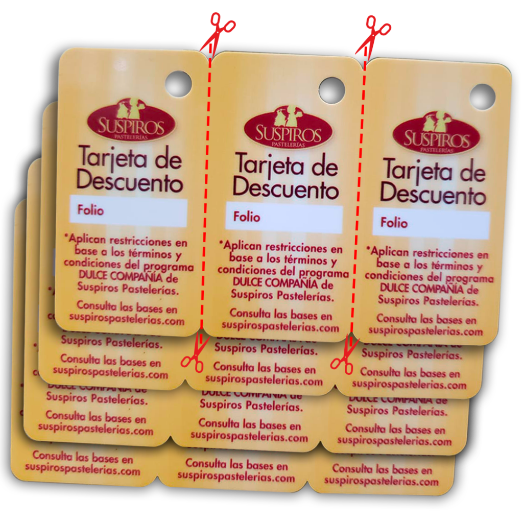 Tarjetas PVC con suaje - Card Depot