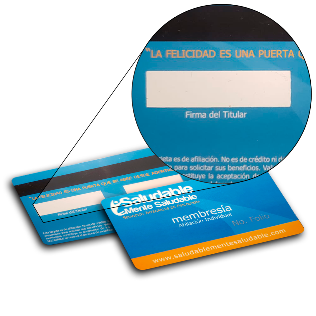 Panel de Firma - Tus tarjetas listas para ser firmada